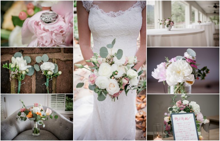 Flowers and Hand Painted Signs - Wedding Fanatic