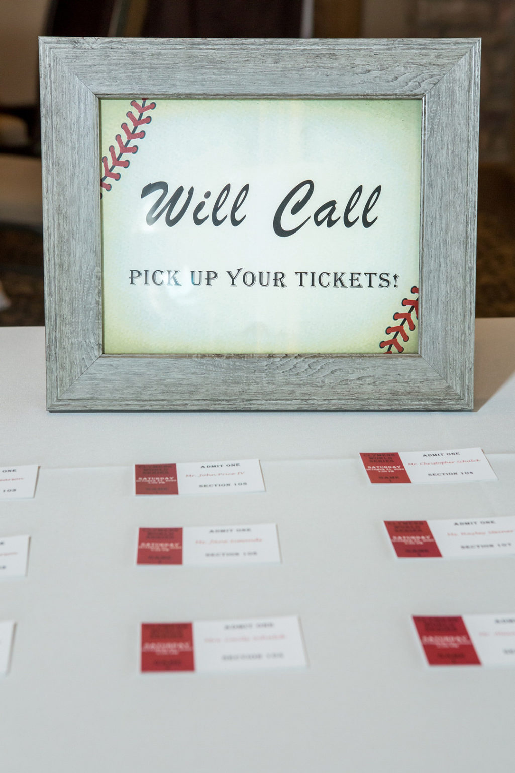 Baseball Themed Wedding - Wedding Fanatic