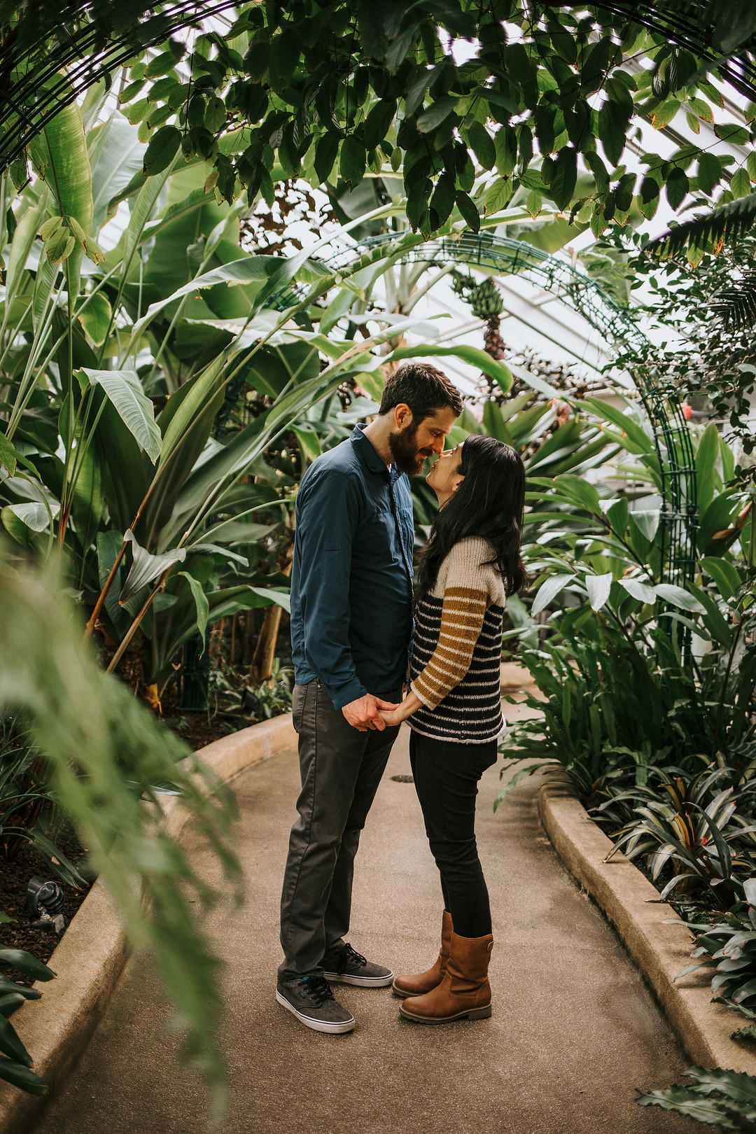 Engagement Shoot At The Rawlings Conservatory - Wedding Fanatic