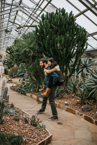 Engagement Shoot At The Rawlings Conservatory - Wedding Fanatic