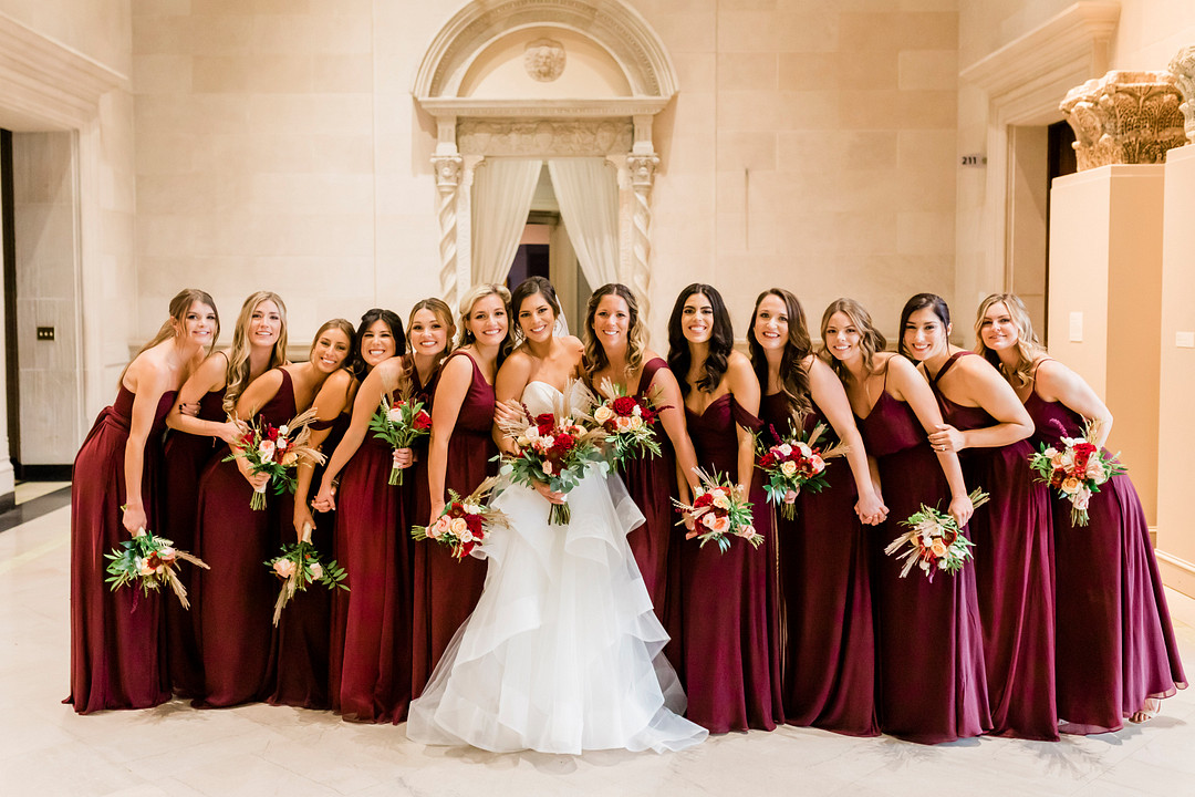 This Couple Had The Biggest Bridal Party We've Seen! - Wedding Fanatic