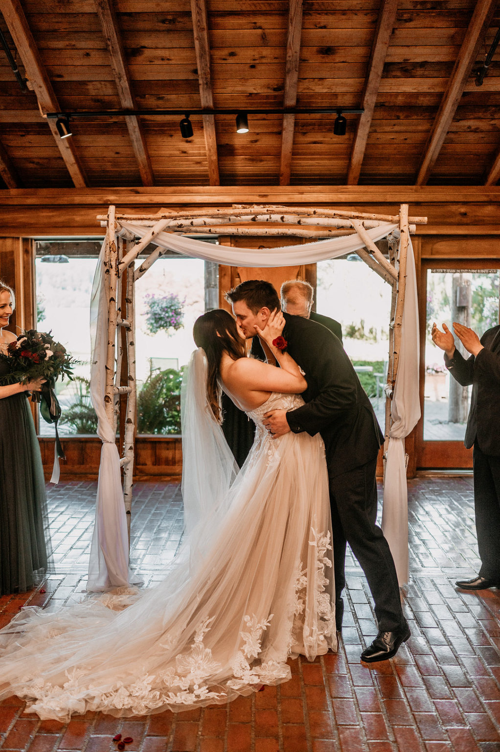 Cigars and Skulls: An Offbeat Pacific Northwest Wedding - Wedding Fanatic